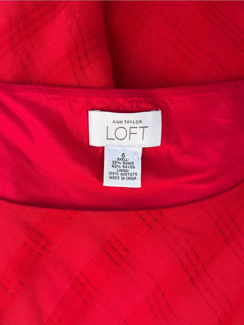 LOFT | Dresses | Loft Ann Taylor Sleeveless Cherry Red Midi Dress ...